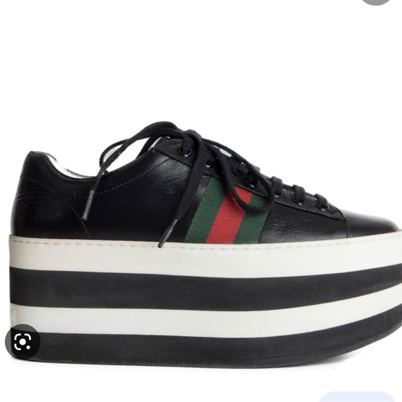 Gucci | Shoes | Iso Gucci Platform Peggy Sneakers Size 36 Us 6 | Poshmark